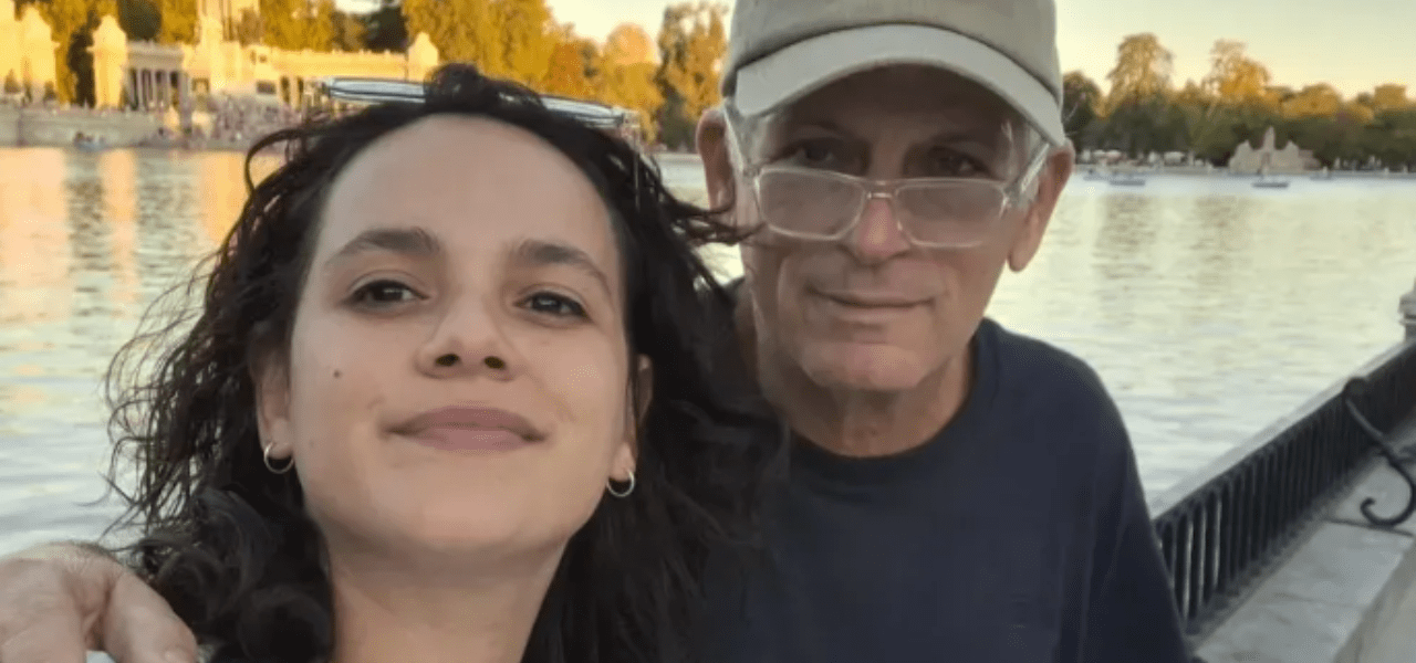 El emotivo reencuentro de Omar Alí con su hija Daniela en España