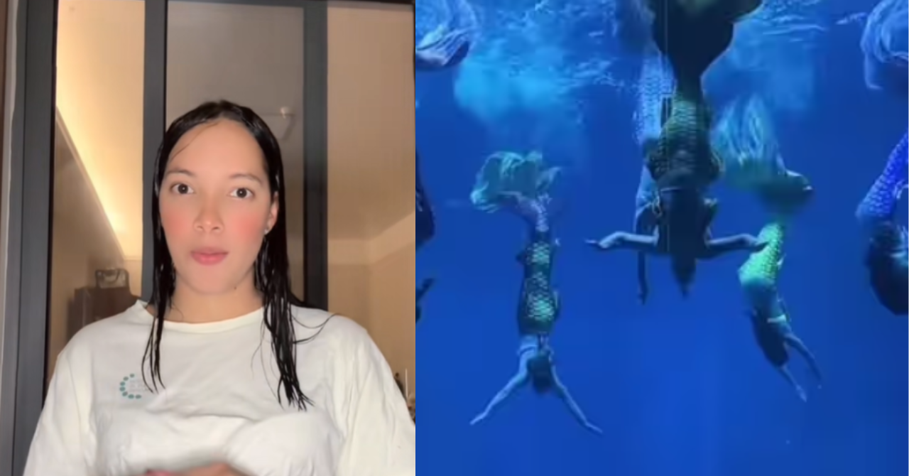 "Aquí todo es barato": cubana en China cuenta su vida como sirena